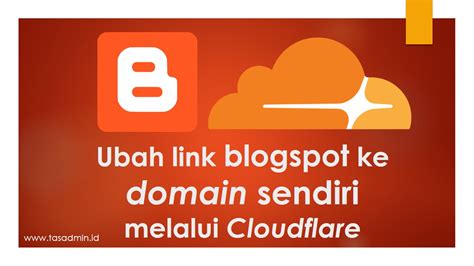 cara seting custom domain blogspot menggunakan cloudflare