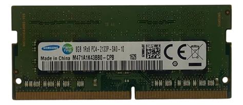Memória Notebook 8gb 2rx8 Ddr3 1600 Sodimm Frete Grátis