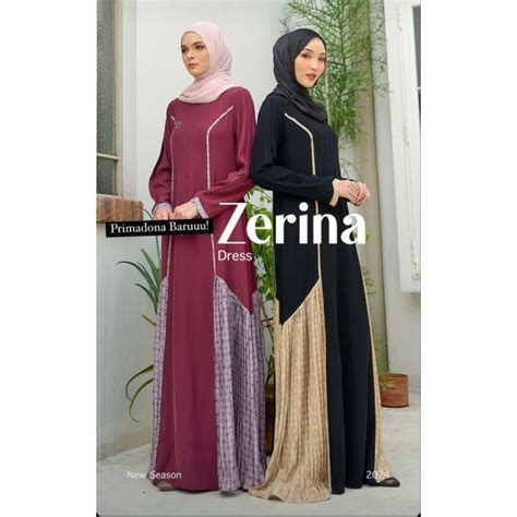 jual zerina dress zerina banu tulip dress zalia dress hl zb by