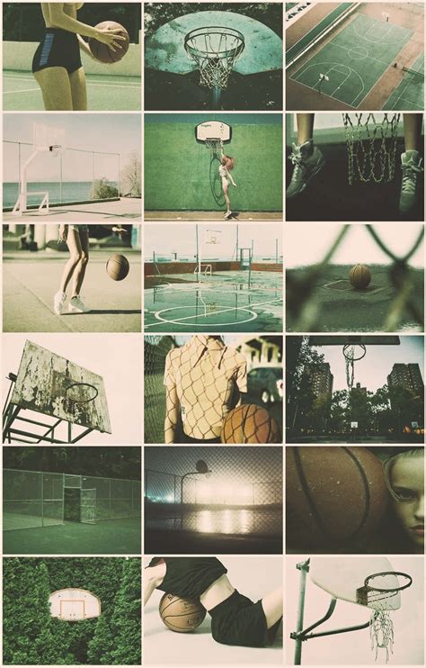 Download Basketball Girl Aesthetic Collage Wallpaper
