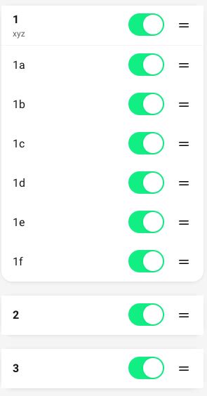 [bug] reorder list rounded corners not working · issue 2344