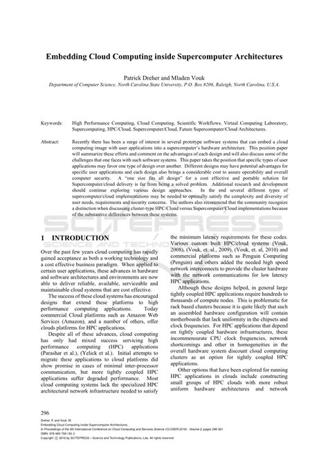 embedding cloud computing inside supercomputer architectures docslib