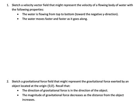 Solved Sketch A Velocity Vector Field That Might Chegg