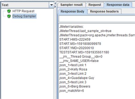 Reading A Json Object Value When Key Contains In Jmeter Json