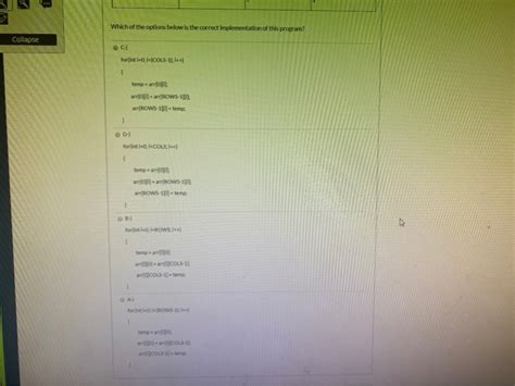 Solved Question A Program Is Supposed To Swap The First And