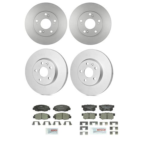 Bosch Front 262mm And Rear 260mm Disc Rotors Ceramic Pad Set Brake Kit
