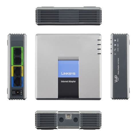 Adaptador Ata Voip Spa2102 Linksys Gateway 2 Portas Fx | Frete grátis