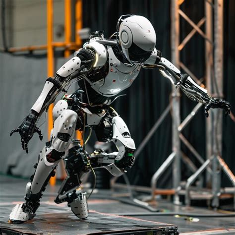 humanoid robot learning to navigate an obstacle course premium ai