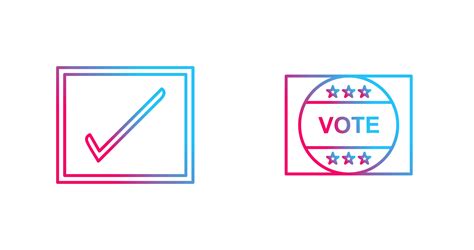 Checkbox And Vote Sticker Icon Vector Art At Vecteezy