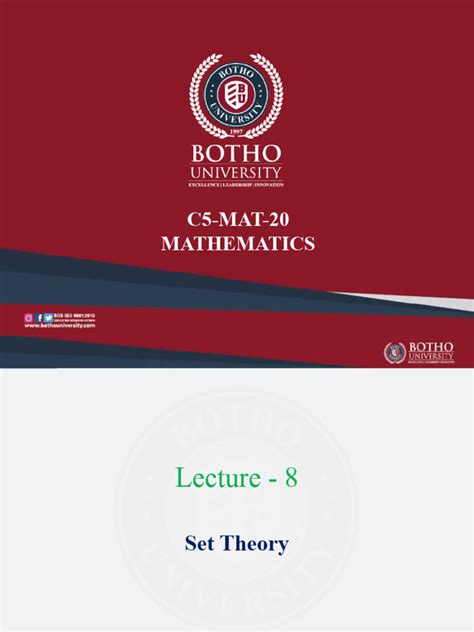 mat lecture 8 set theory pdf set mathematics empty set