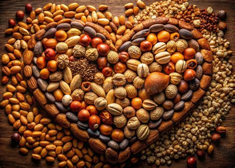 A Heart Of Healthy Goodness Nut And Seed Heart Beautifully Captured In