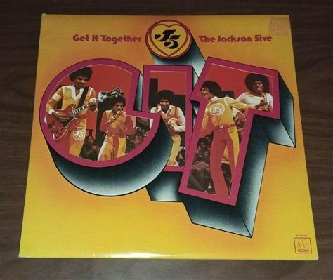 The Jackson Five Get It Together Lp 1973 Record Vg Vinyl Michael