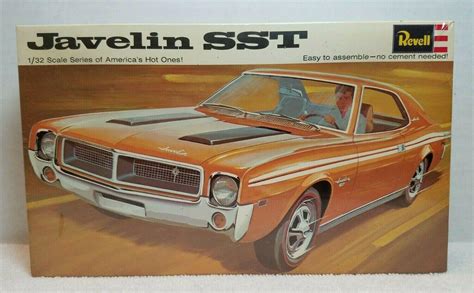 Revell 1969 Amc Javelin Sst 1 32 Model Kit H 1294 Factory Sealed 2076996090