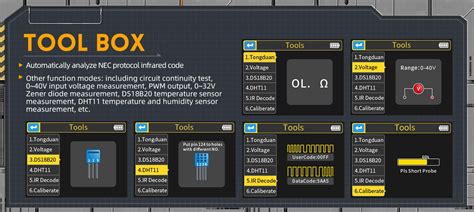 Fnirsi Dso Tc3 3 In 1 Handheld Oscilloscope Signal Generator And Transistor Tester
