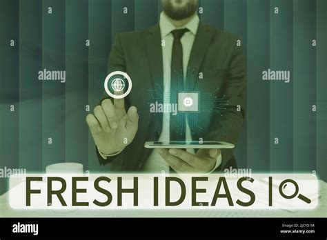 Handwriting Text Fresh Ideas Business Idea Thought Or Suggestion As To Possible Course Of