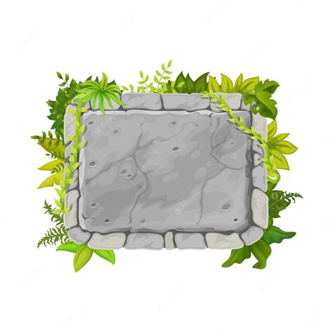 Premium Vector Stone Game Interface Ui Game Button Gui Element