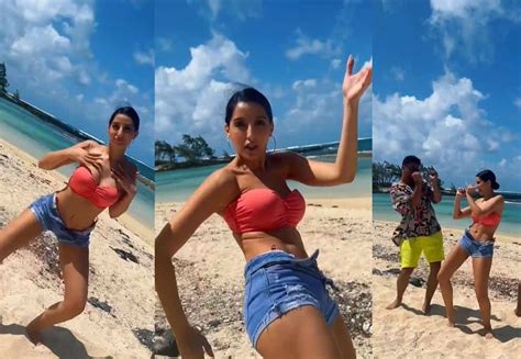 Nora Fatehis Vibing In The Beach Is Unmissable