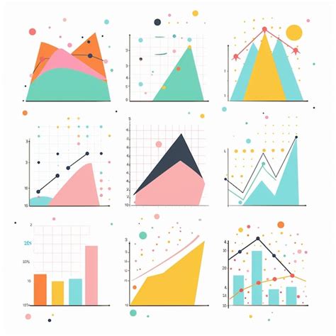 Line Graph Vector Set Simple And Minim Premium Ai Generated Vector