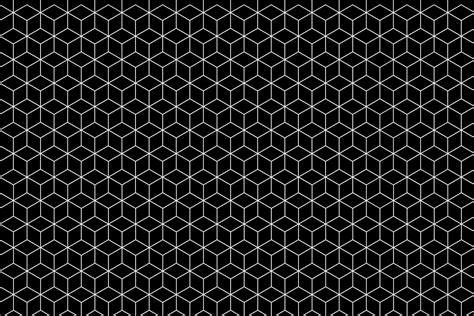Black And White Geometric Cube Pattern 42124312 Vector Art At Vecteezy