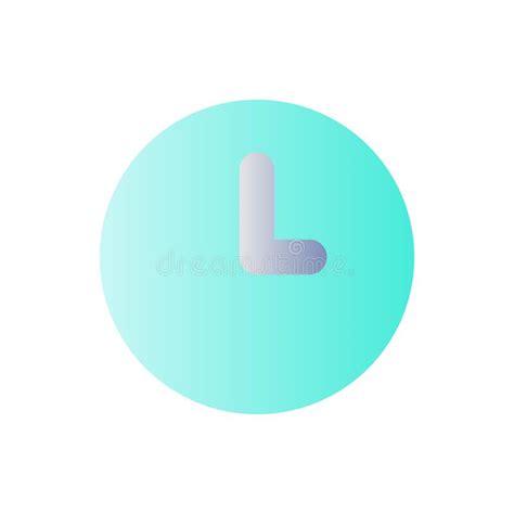 Clock Flat Gradient Color Ui Icon Stock Vector Illustration Of Reminder Gradient 251933597