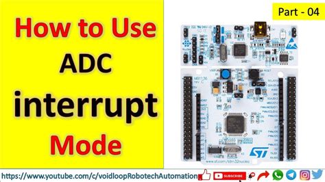 04 STM32 ADC in Interrupt Mode with NUCLEO Board - YouTube