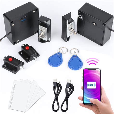 Hidden Rfid Cabinet Lock Smart Nfc Electronic Locks With Slide Latch