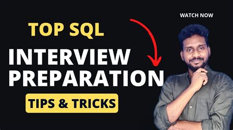Sql Interview Preparation Tips And Tricks Tejabhaiupdates Youtube