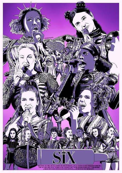 Six The Musical West End London A4 Print Poster Etsy Uk