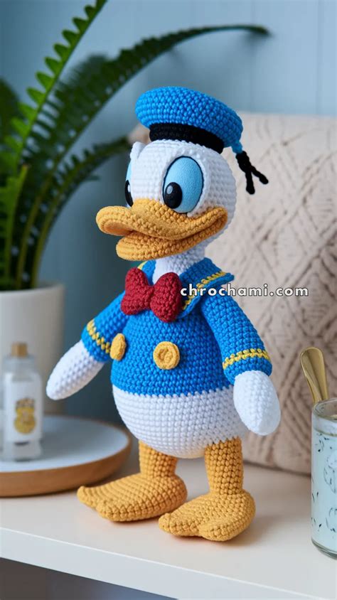 Amigurumi Donald Duck Free Crochet Pattern