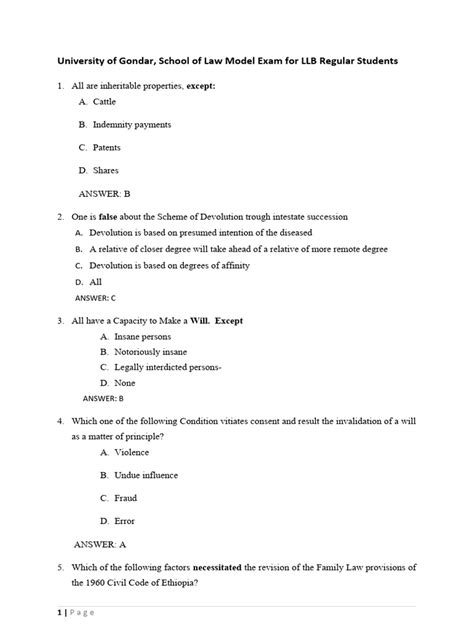 Uog Sol Model Exam Pdf Taxes Human Rights