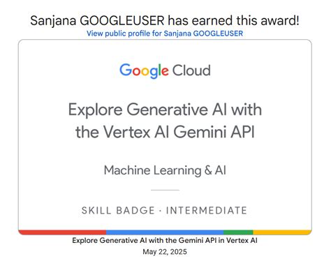 🧠 Explore Generative Ai With The Gemini Api In Vertex Ai — My Hands On