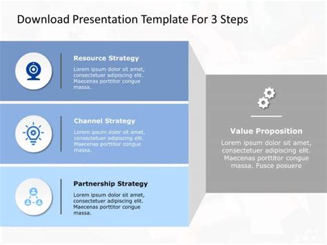 Three Steps Templates For PowerPoint Google Slides