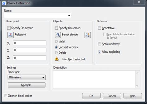 steps to take when creating dynamic blocks gstarcad