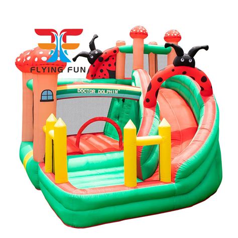 Ladybird Bouncer Slide Combo Flying Fun Castle China Personal Use