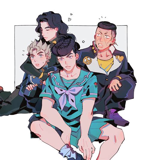 Higashikata Josuke Hirose Koichi Nijimura Okuyasu And Yamagishi