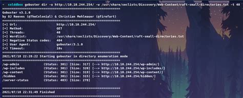 colddbox easy tryhackme an0n4ce