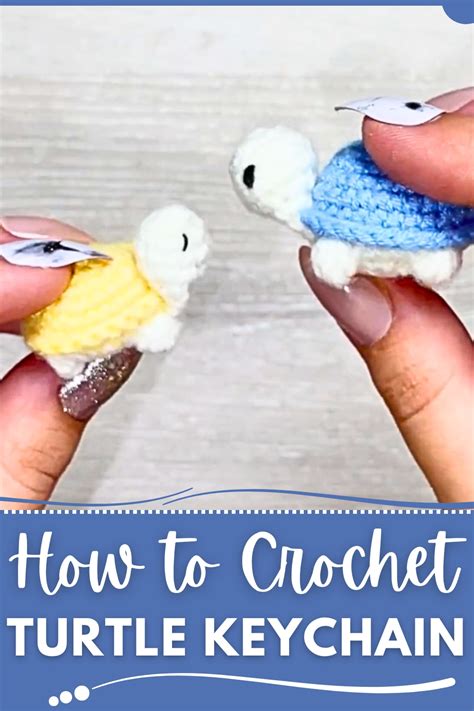 Free Crochet Turtle Keychain Pattern To Use For Keychain