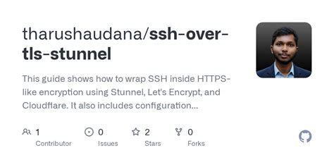 Github Tharushaudanassh Over Tls Stunnel This Guide Shows How To Wrap Ssh Inside Like