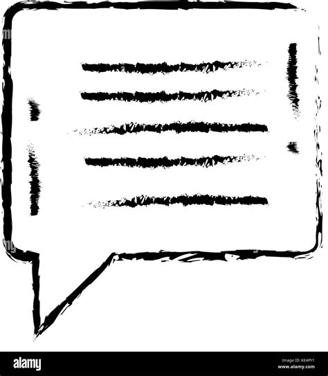 Figure Chat Bubble Notes Text Message Stock Vector Image And Art Alamy