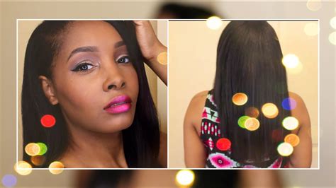 Straightening My Natural Hair 2 Youtube
