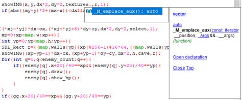 c code blocks неправильно отображает подсказки для std vector