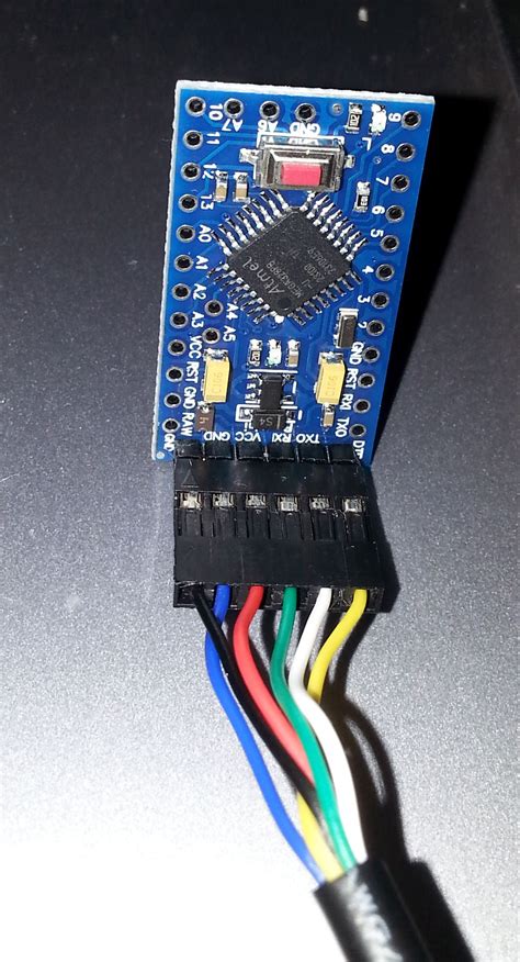 Arduino Pro Mini Und Ft232 Serieller Kabel Adapter Deutsch Arduino