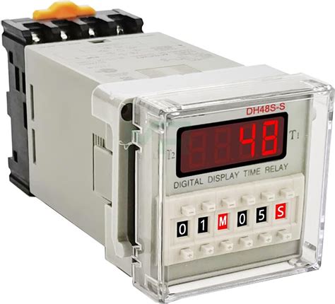 Amazon Com SUTK DH48S S 1Z 2Z Repeat Cycle Multifunction Digital 0 01S 9999H Timer Relay On