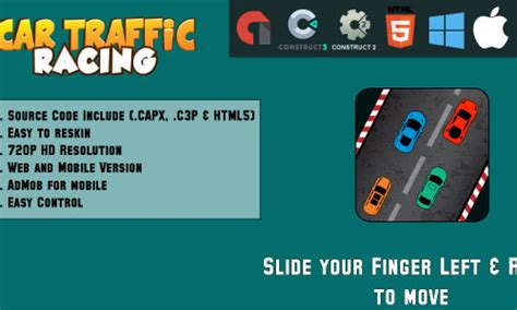 Car Traffic Racing Html5 Game Web And Mobile Admob Capx C3p And