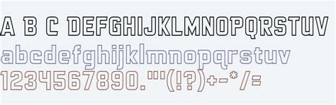 Friend Or Foe Outline Bb Fonts Free Download Onlinewebfontscom