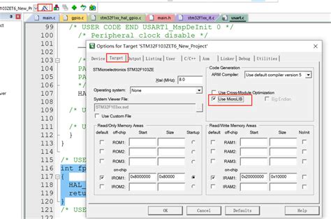 stm32cubemx 使用教程4 — 串口 usart 配置、重定向 printf 输出 stm32cubemx uart csdn博客