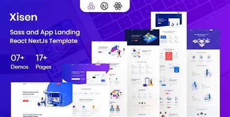 Xisen Creative React Nextjs Template For Saas Startup And Agency Graphicfort Psd Templates