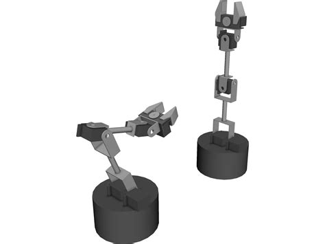 Lynxmotion Ses Robot Arm 3d Model 3dcadbrowser
