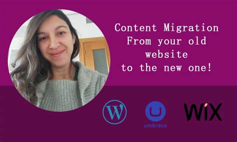 manually migrate website content from one cms platform to another by