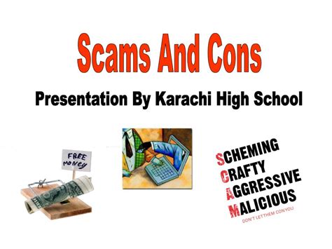 PPT Scams And Cons PowerPoint Presentation Free Download ID 5366490